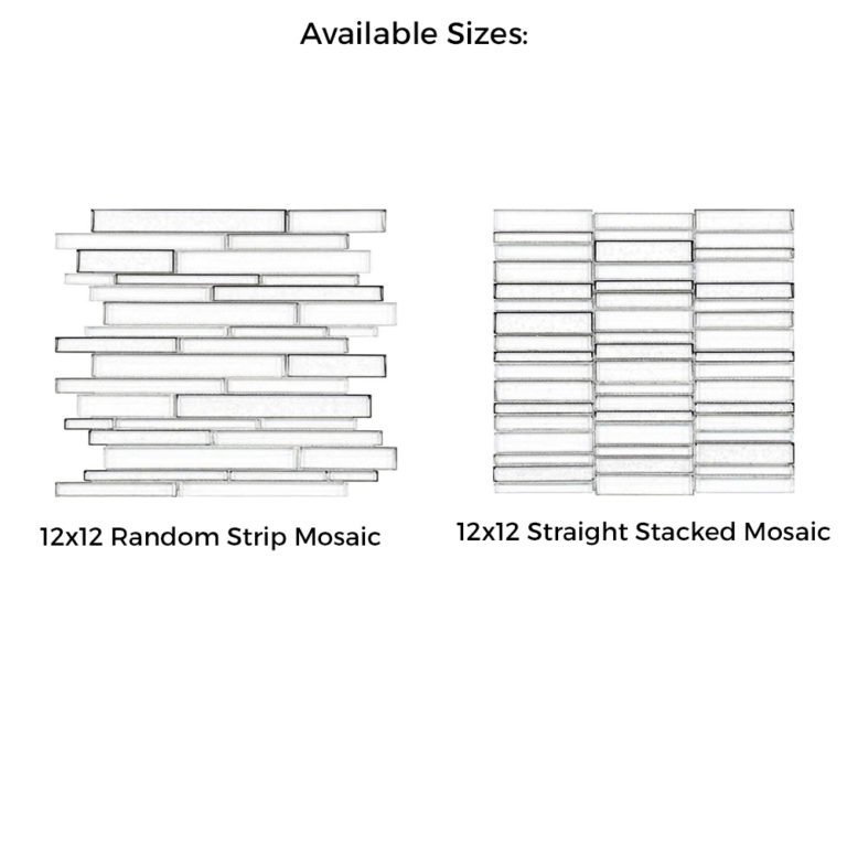 Mineral Blend Straight Stacked Mosaic | Casabella Flooring | Home ...