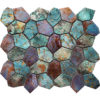 Hexagon Mix Metallic Green Rust Mosaic | Casabella Flooring | Home ...